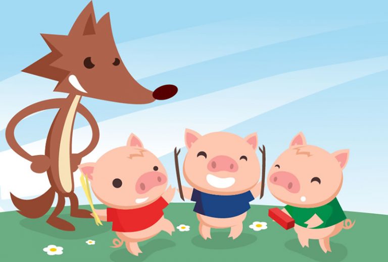 Cuento Los Tres Cerditos y el Lobo Feroz 【GRATIS】 ️